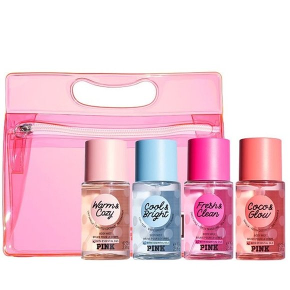 Victoria's Secret | Bath & Body | Victorias Secret Pink Mini Body Mist Gift Set | Poshmark